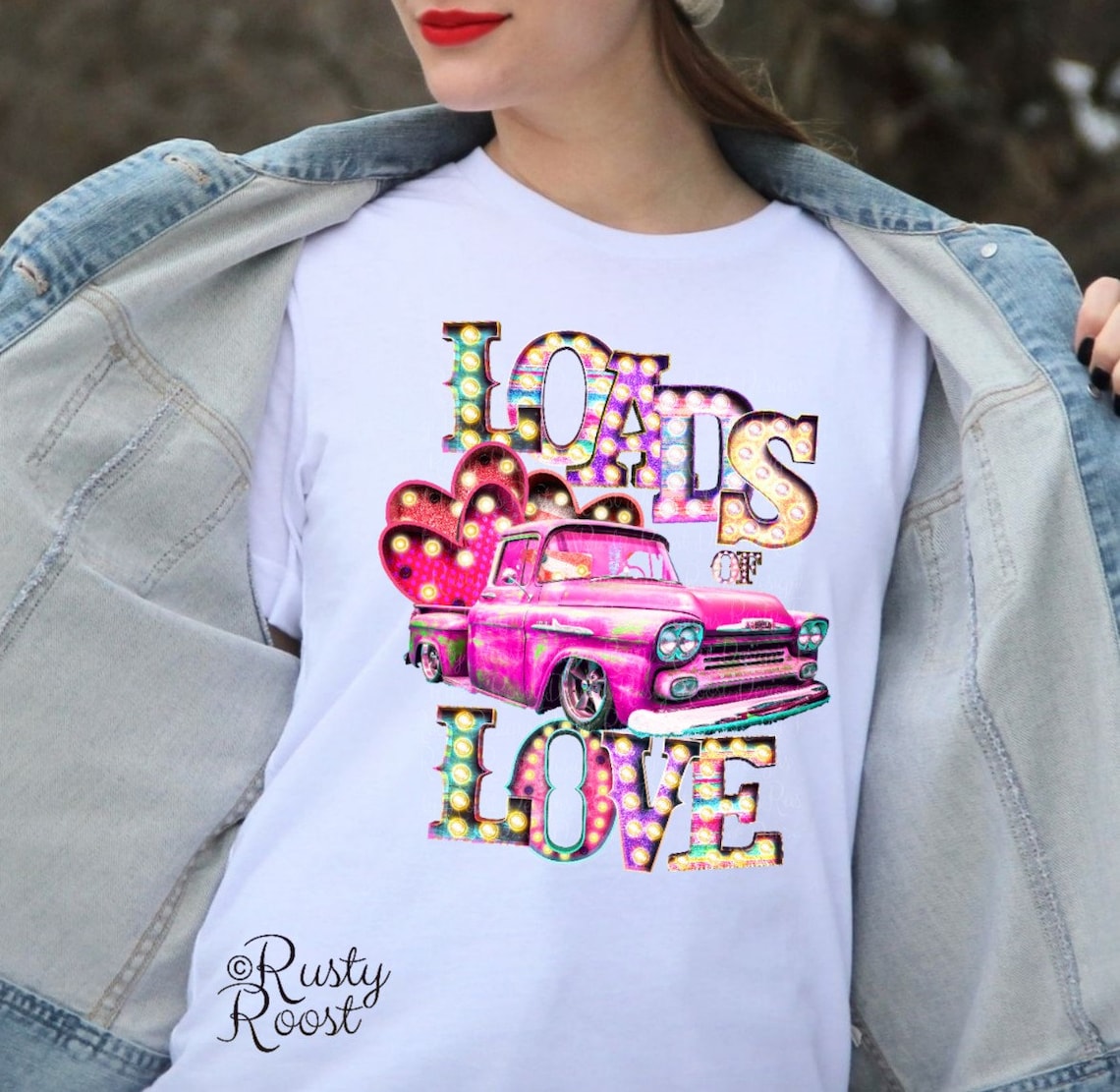 Loads of Love Png Valentine Sublimation Designs Download - Etsy