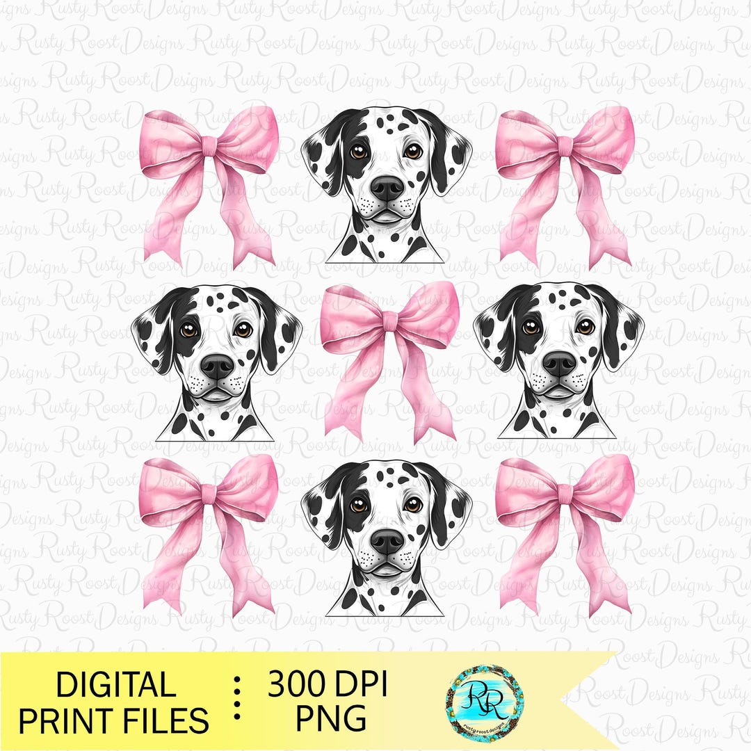 Dalmation PNG, Coquette Dog, Dog Sublimation Designs, Dog Shirt Design ...