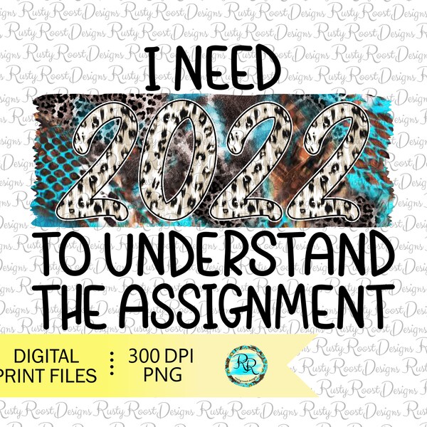 I Understand The Assignment Tshirt Etsy