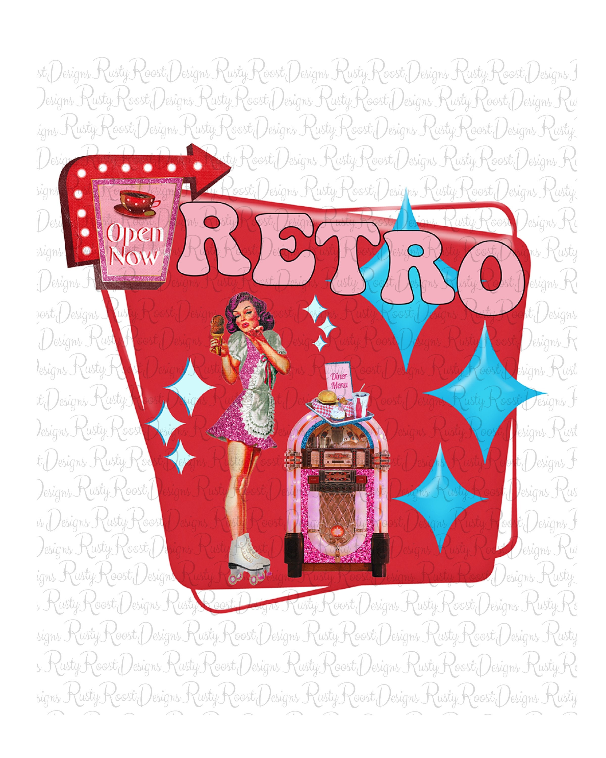 Retro Sublimation Designs Downloads Digital Download - Etsy