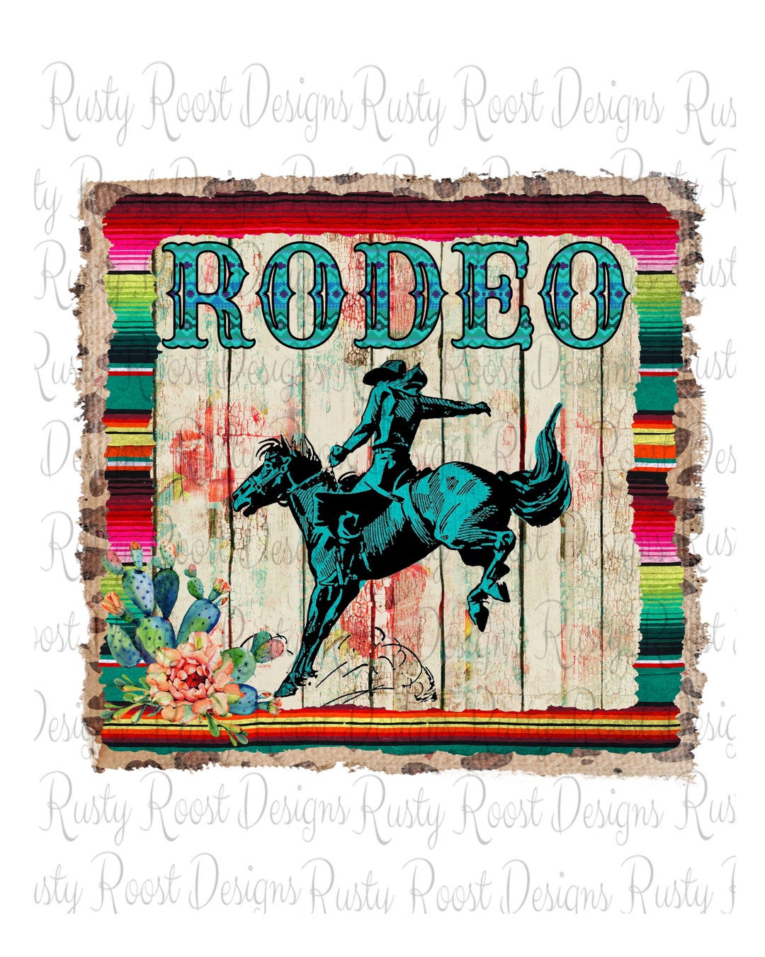 Rodeo Sublimation Designs Downloads, Horse Sublimation, Digital ...