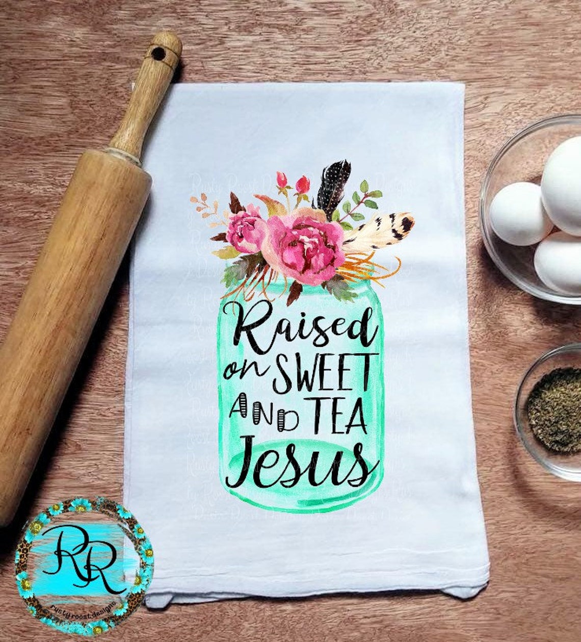 Raised on Sweet Tea and Jesus pngsublimation designs | Etsy
