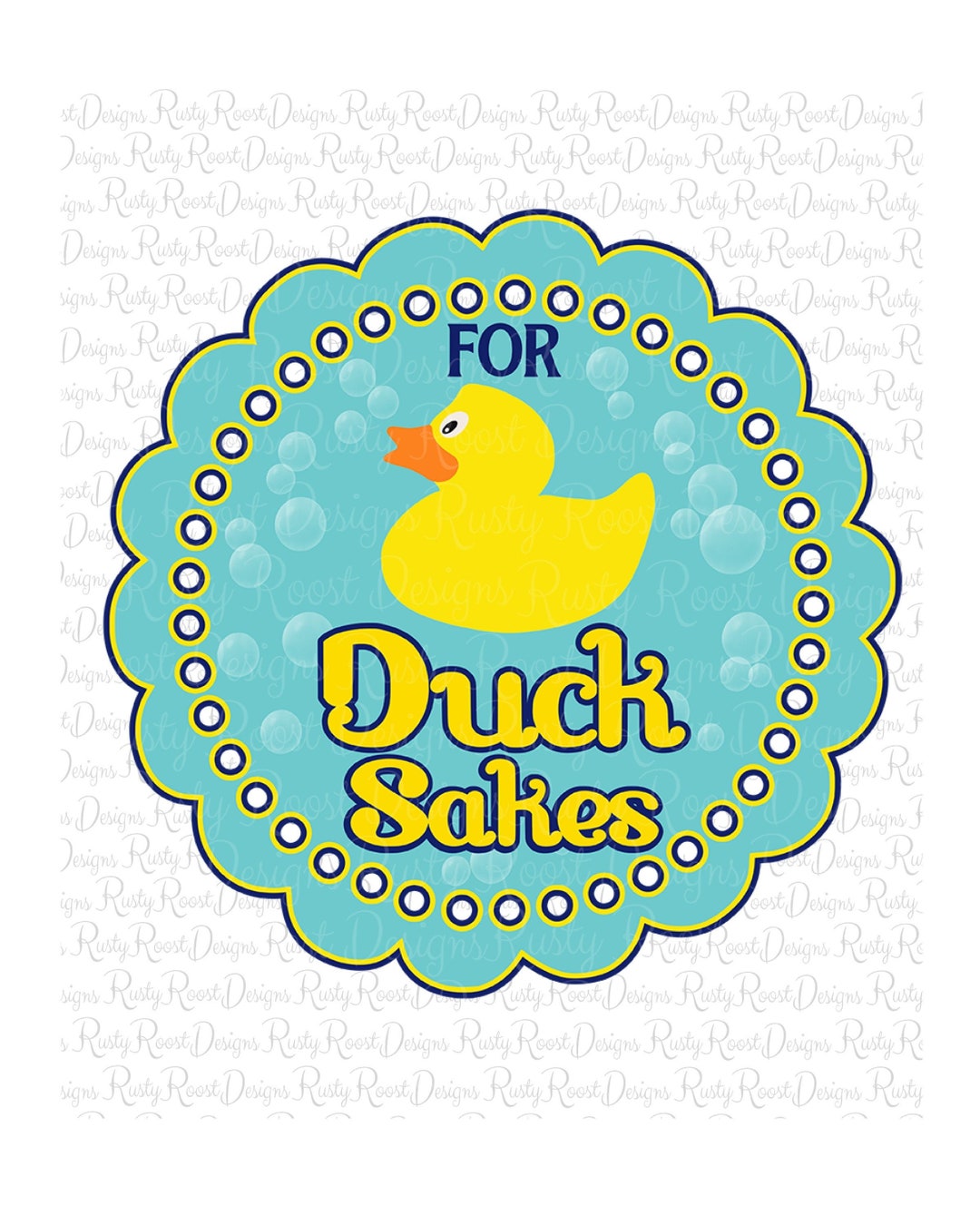 For Duck Sakes Png, Duck Sublimation Designs Download, Funny ...