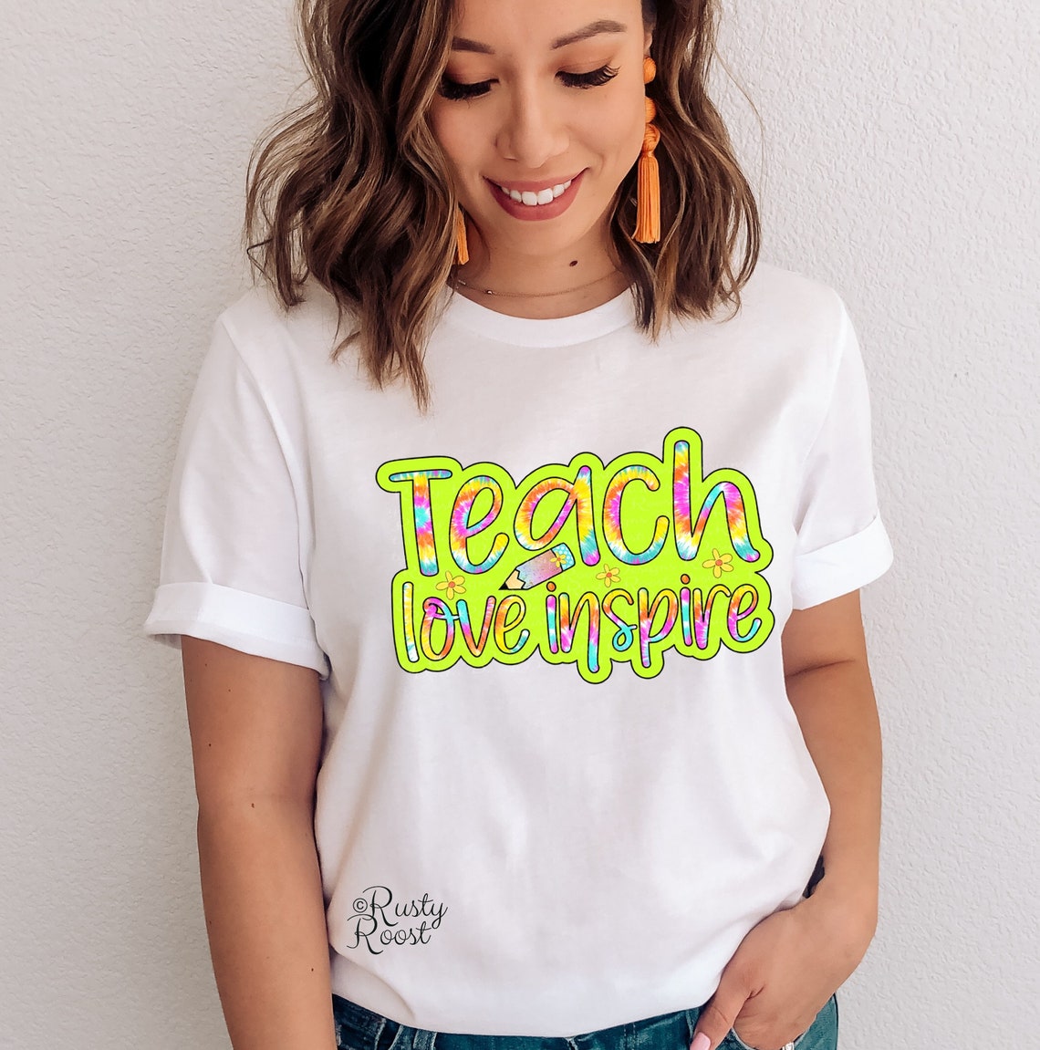 Teach Love Inspire Png, Teacher Sublimation Designs Downloads ...