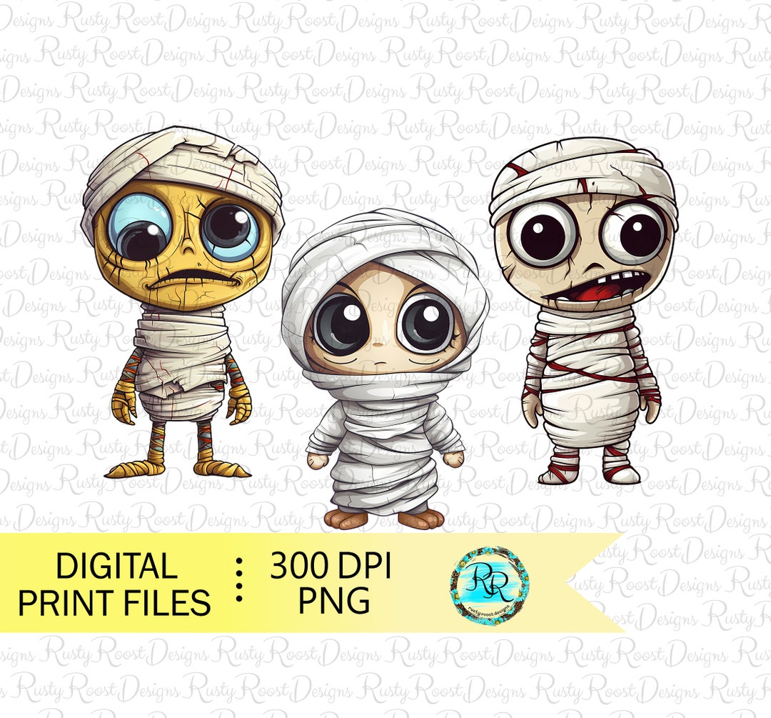Cute Mummy Png, Halloween Sublimation Design Download, Tshirt Designs ...