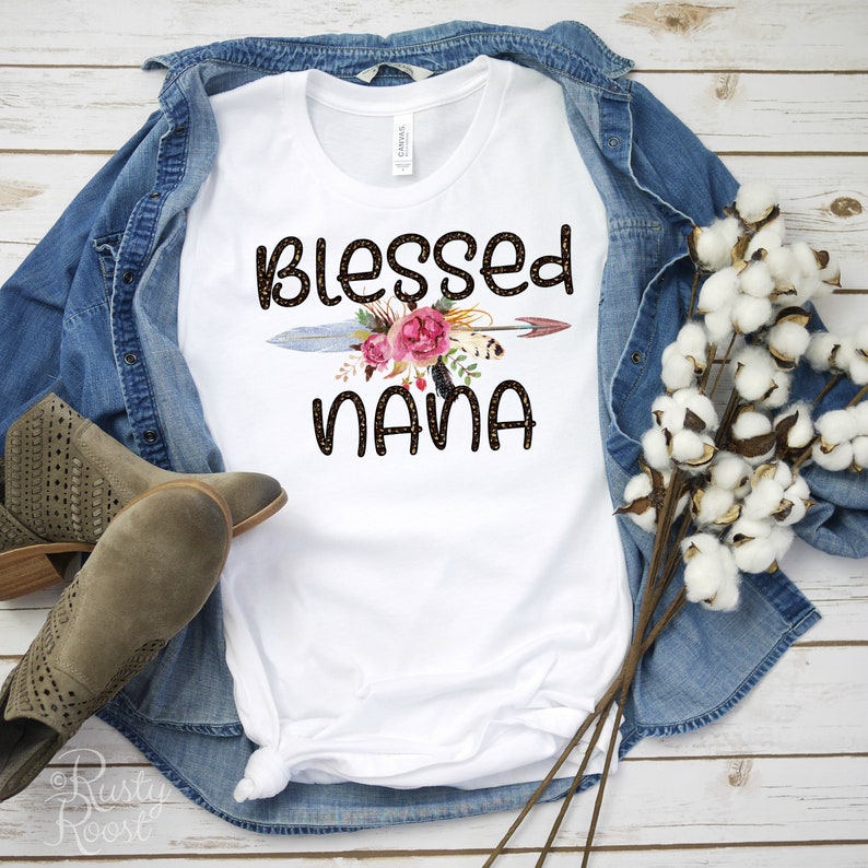 Blessed Nana Png Nana Sublimation Designs Downloads Digital - Etsy