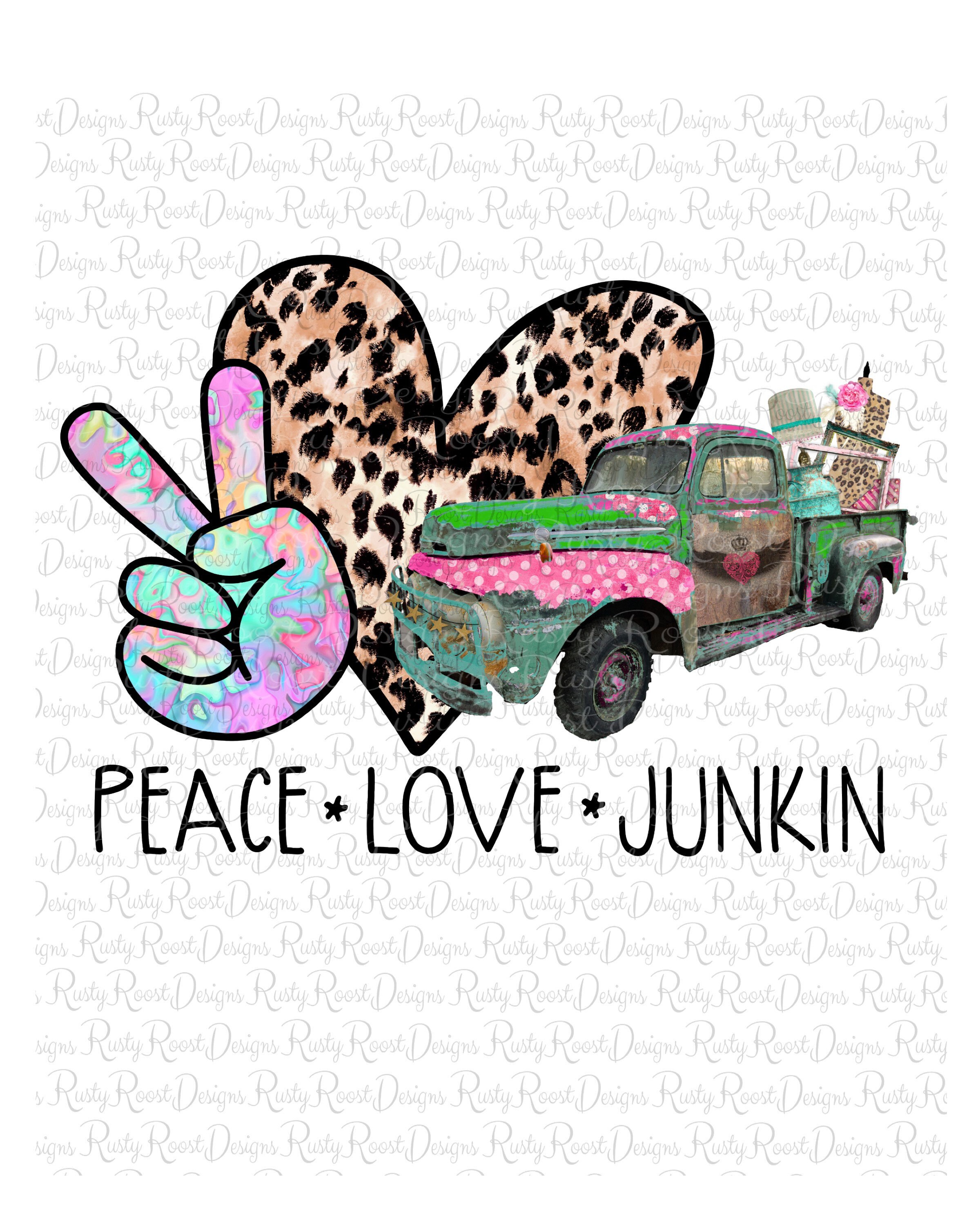 Clip Art peace love queen PNG Sublimation File Instant Digital Download ...