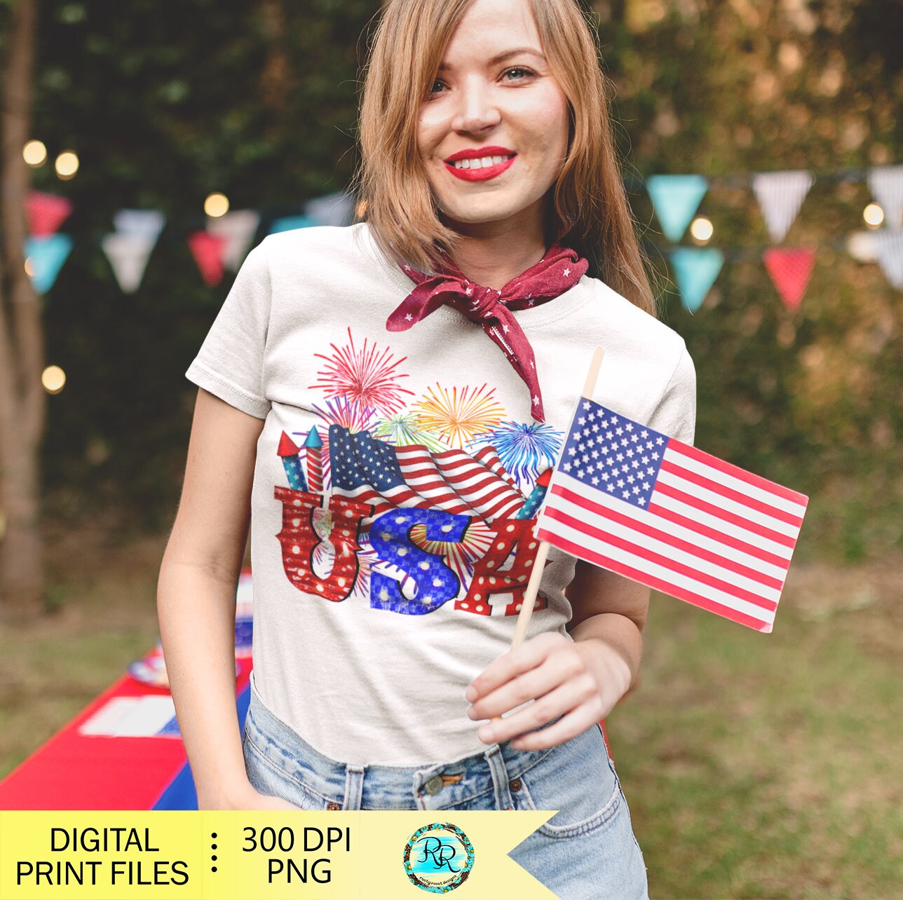 USA Sublimation Designs Png, 4th of July Sublimation Designs Downloads ...