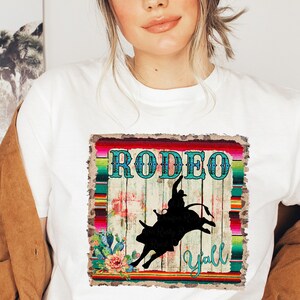 Rodeo Y'all PNG, Rodeo Sublimation Designs Downloads, Bull Rider ...