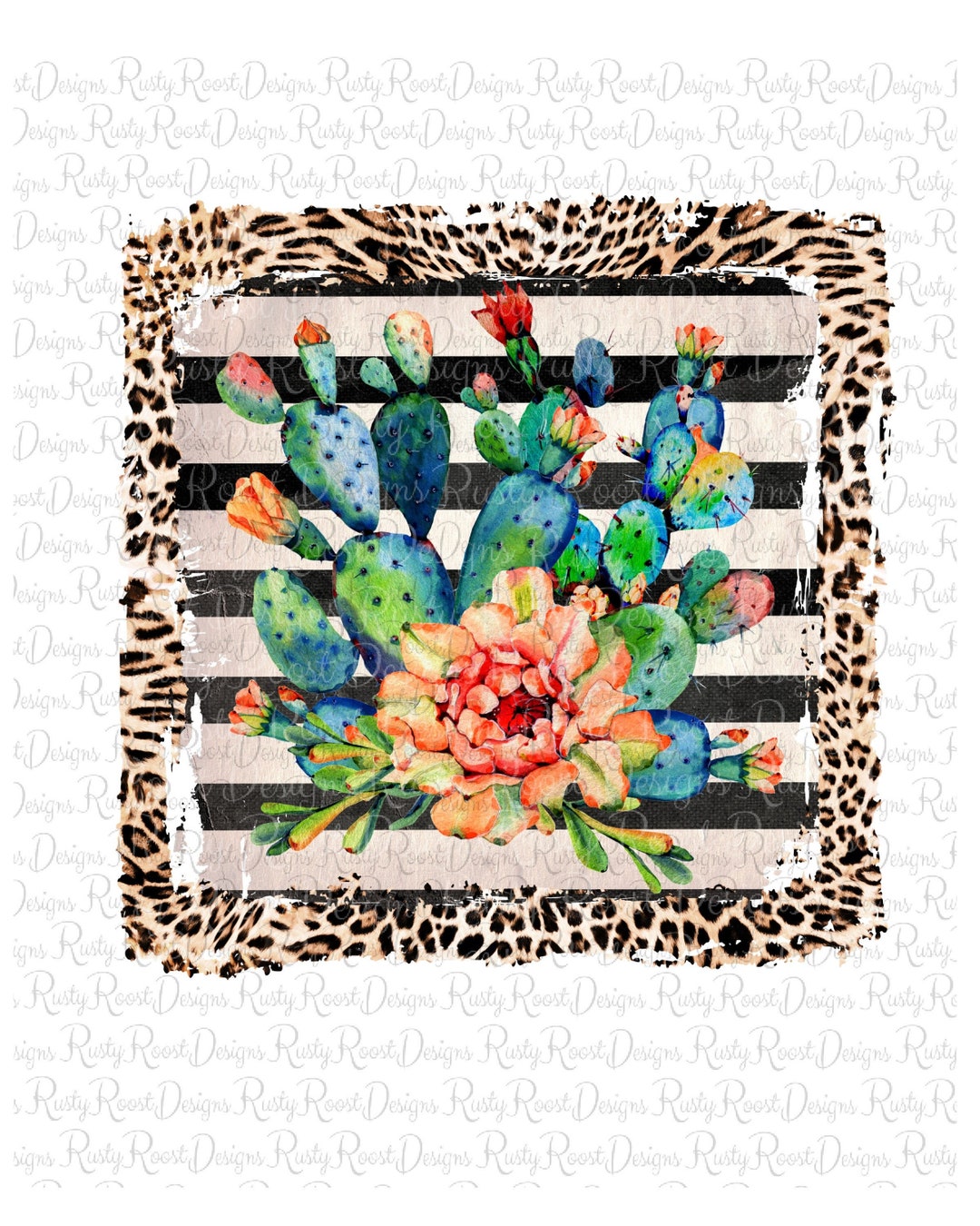 Cactus Sublimation Designs Downloads,cactus Png,watercolor Cactus ...