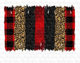 Paint Stroke Glitter/red/black/leopard PNG Sublimation Water - Etsy
