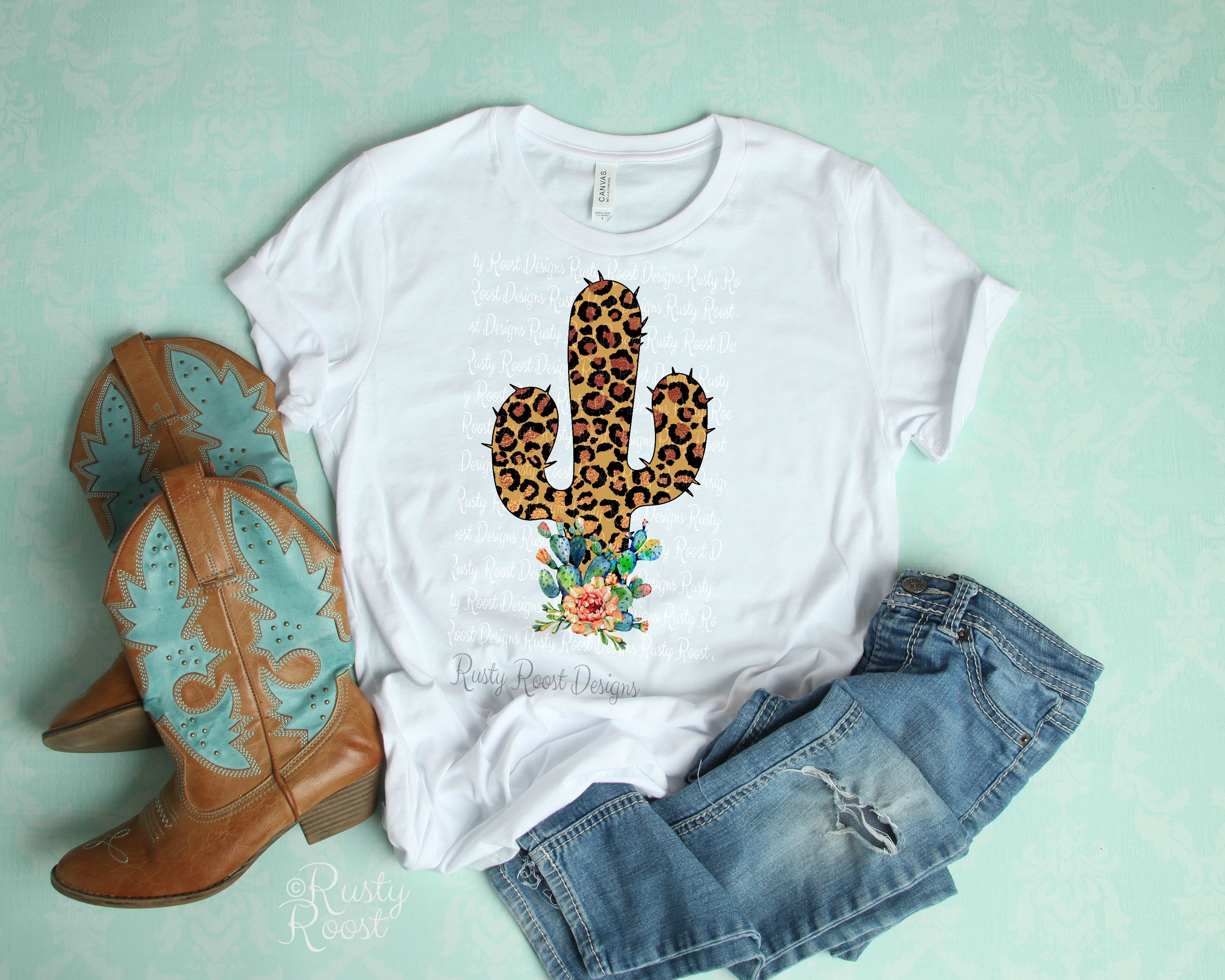 Leopard Cactus Png, Cactus Sublimation Designs Downloads, Digital ...