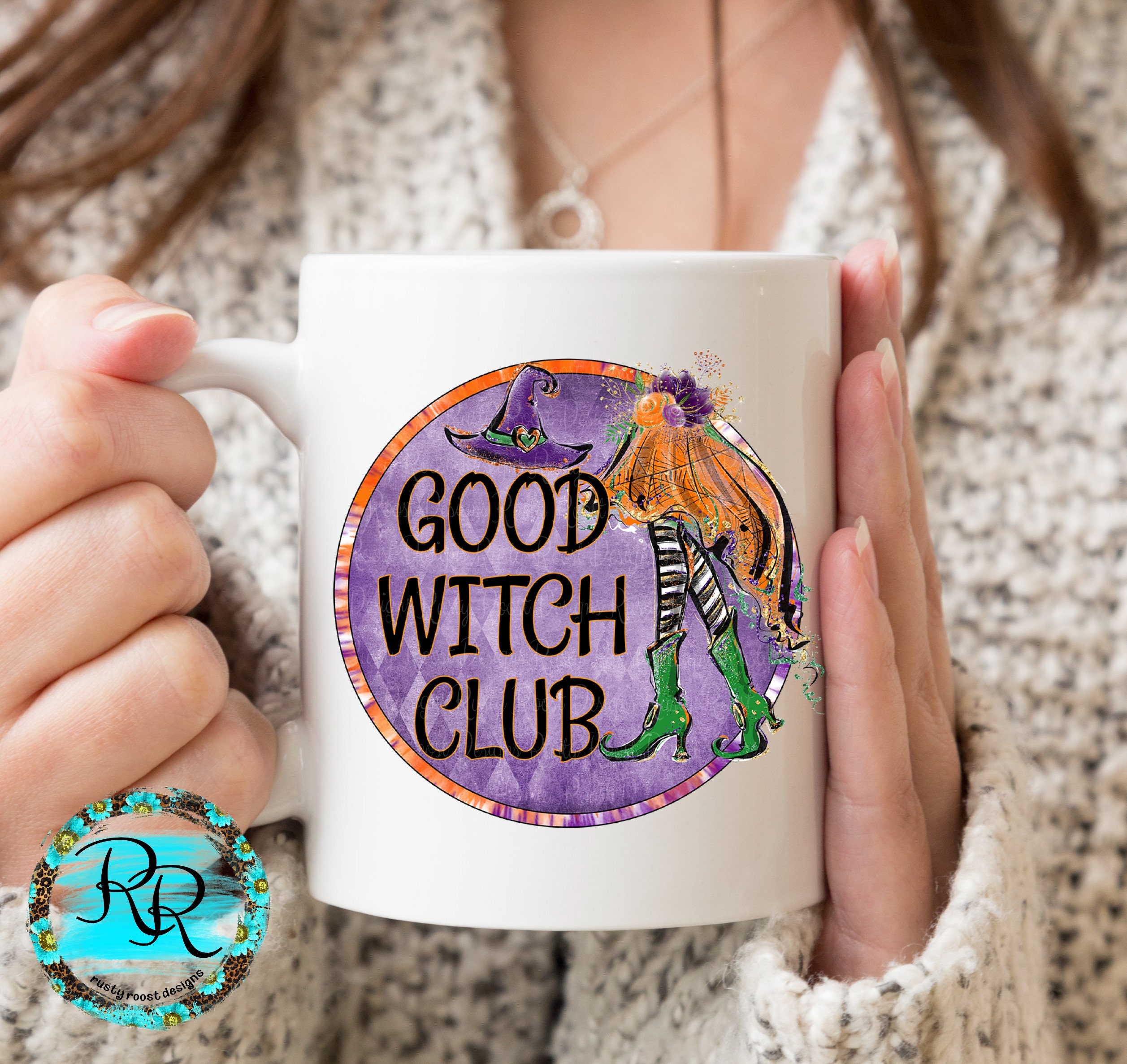 Good Witch club png Halloween sublimation designs downloads | Etsy