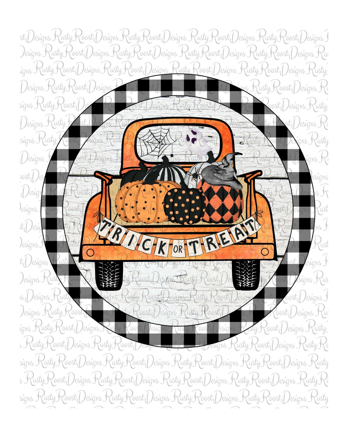 Halloween Sublimation Designs Downloads Round Sublimation - Etsy