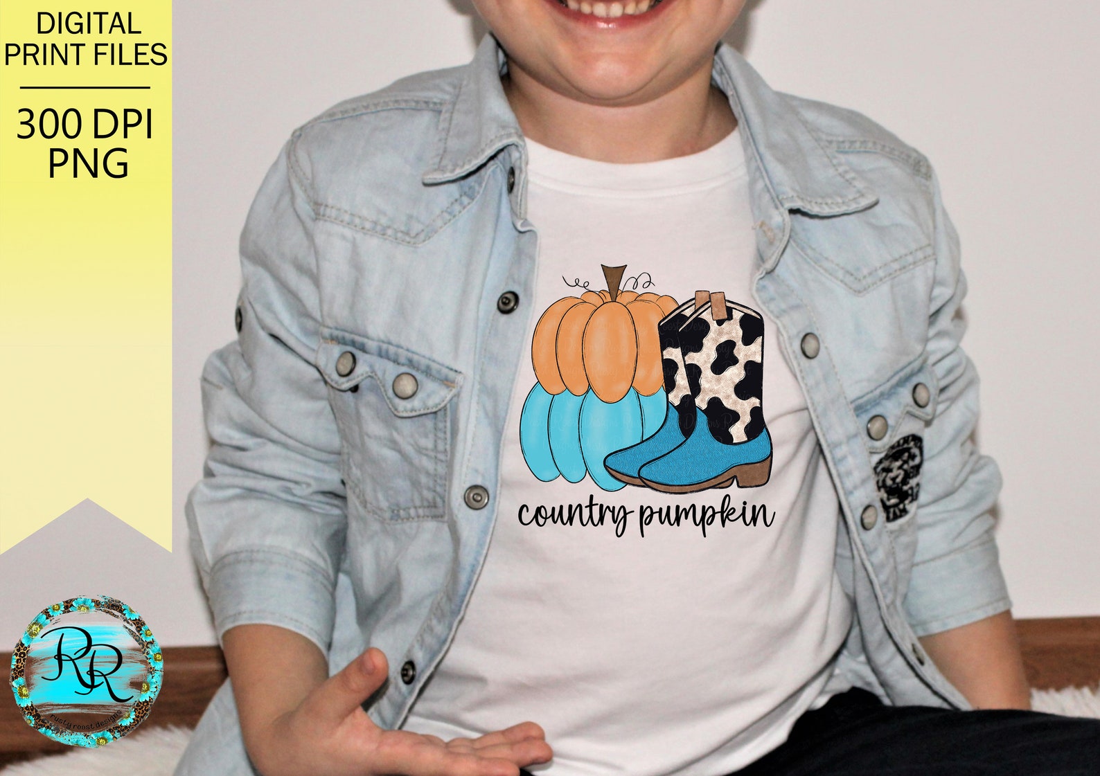 Country Pumpkin Png, Western Sublimation Designs, Boy Fall Pumpkin Png ...