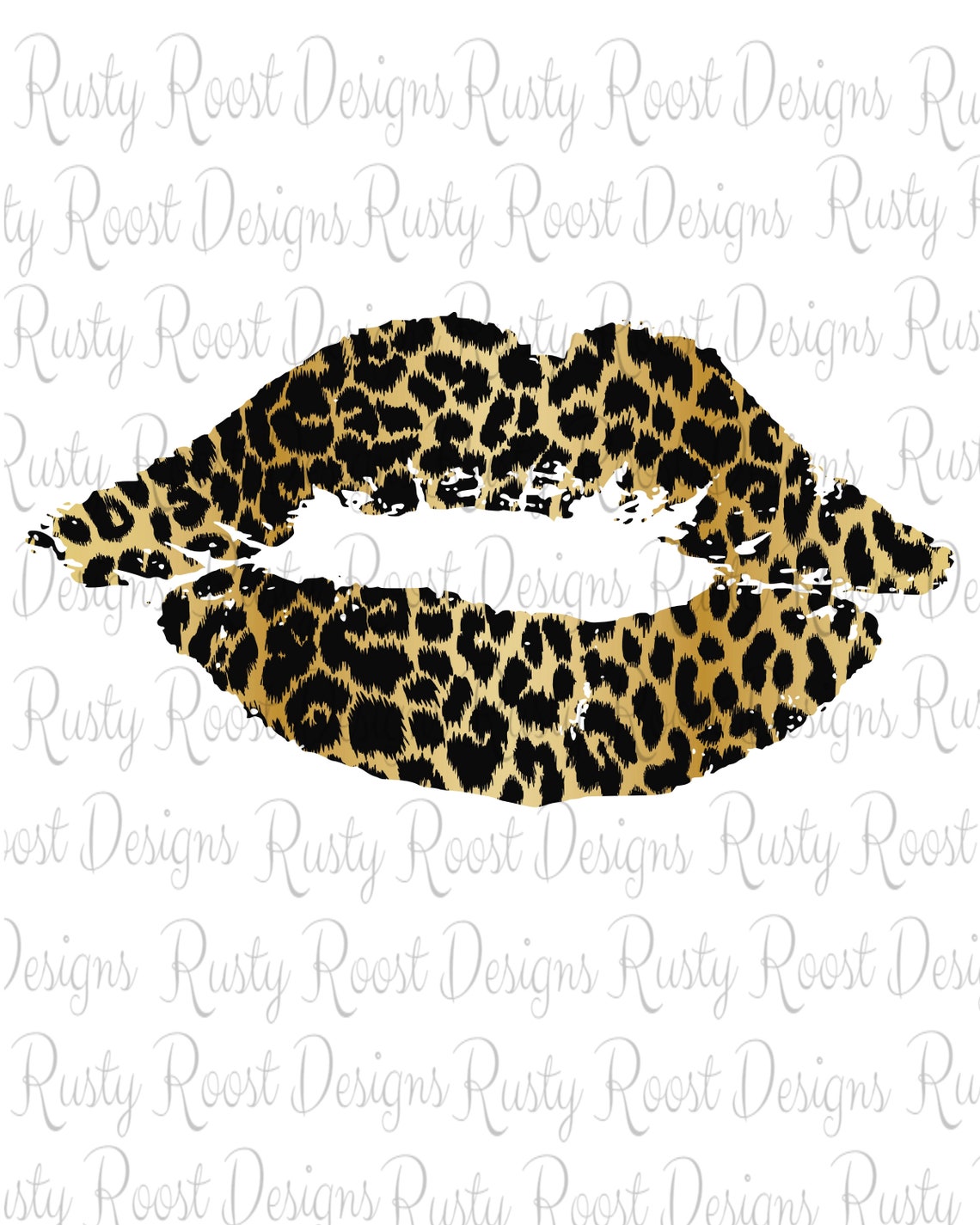 Leopard Lips Pnglips Sublimation Designs Downloadslips - Etsy