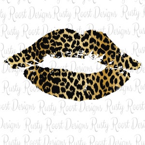 Leopard Lips Png,lips Sublimation Designs Downloads,lips Leopard ...