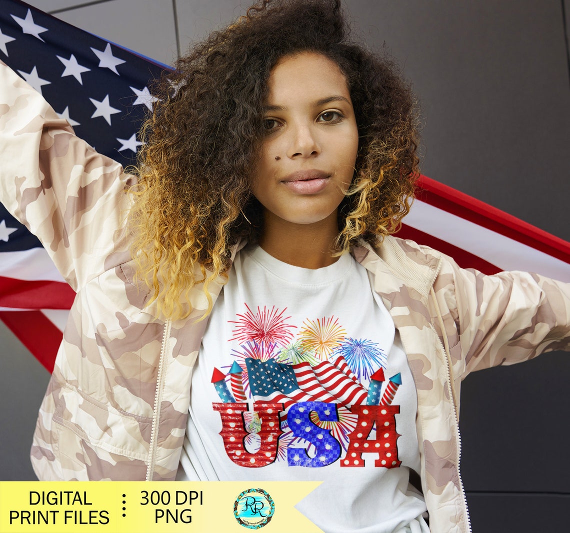 USA Sublimation Designs Png, 4th of July Sublimation Designs Downloads ...