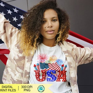 USA Sublimation Designs Png, 4th of July Sublimation Designs Downloads ...