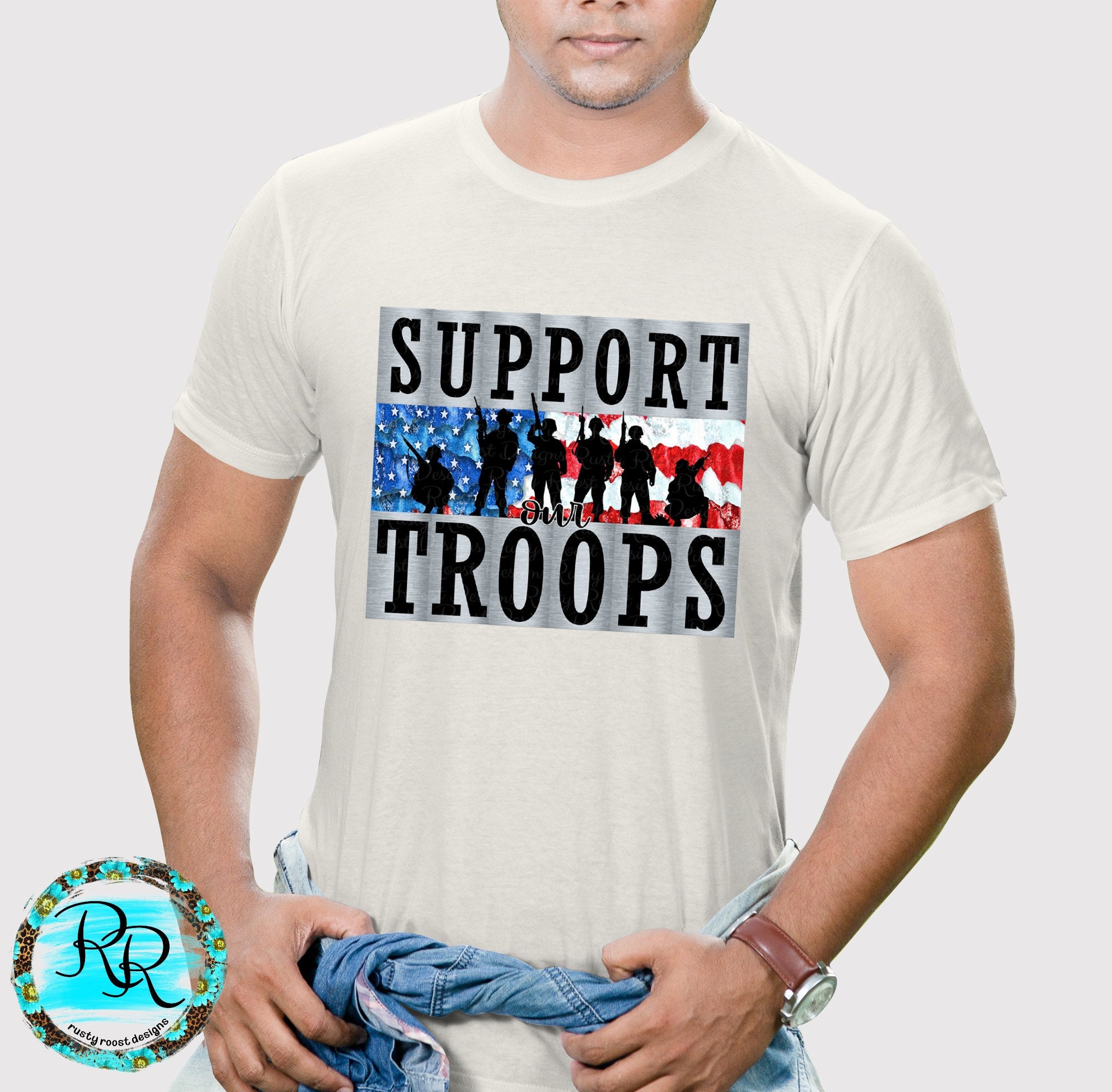 Support Our Troops Png Military Sublimation Designs - Etsy