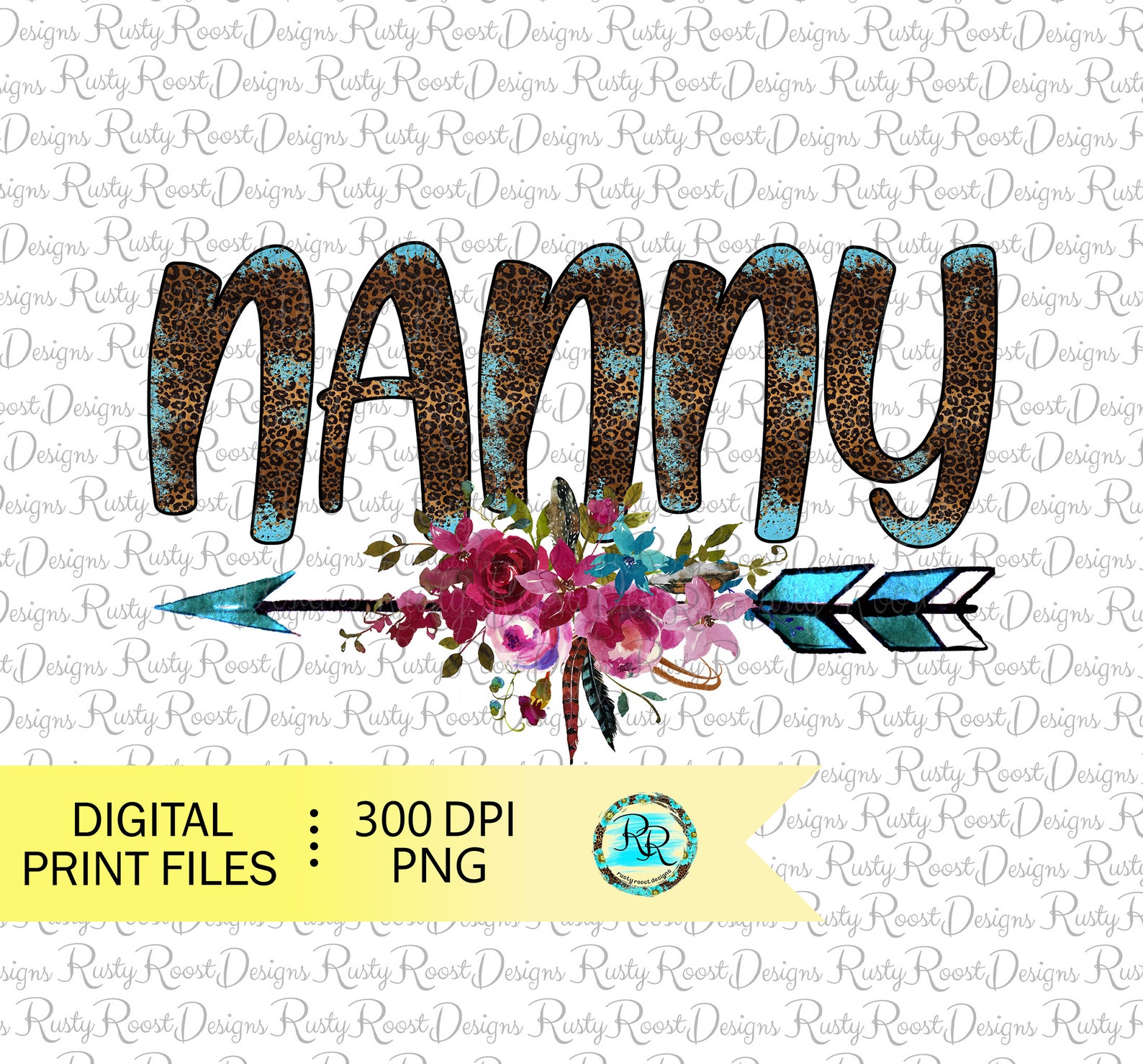 Nanny Sublimation Designs Nanny PNG Mother's Day Design | Etsy