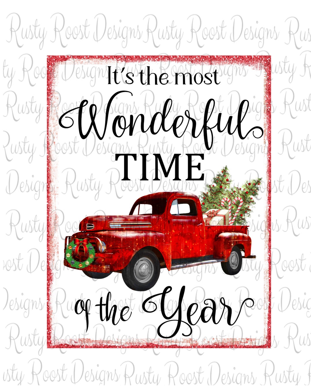 It's the Most Wonderful Time of the Year Png, Christmas Sublimation ...