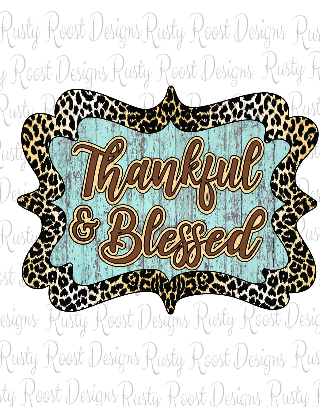 Thankful and Blessed Png,fall Sublimation Designs Downloads ...