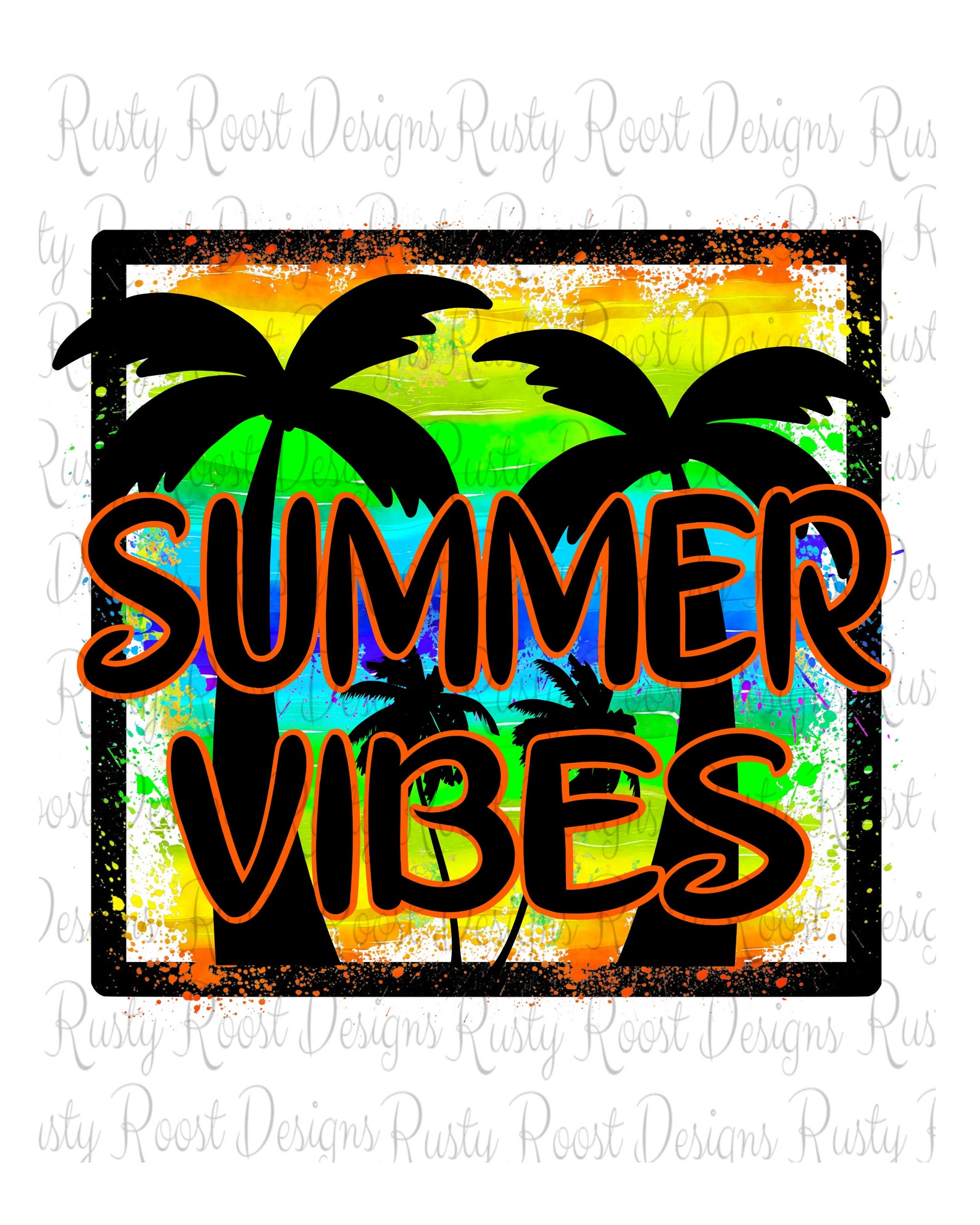 Summer Vibes Png,summer Sublimation Designs Downloads,digital Download ...