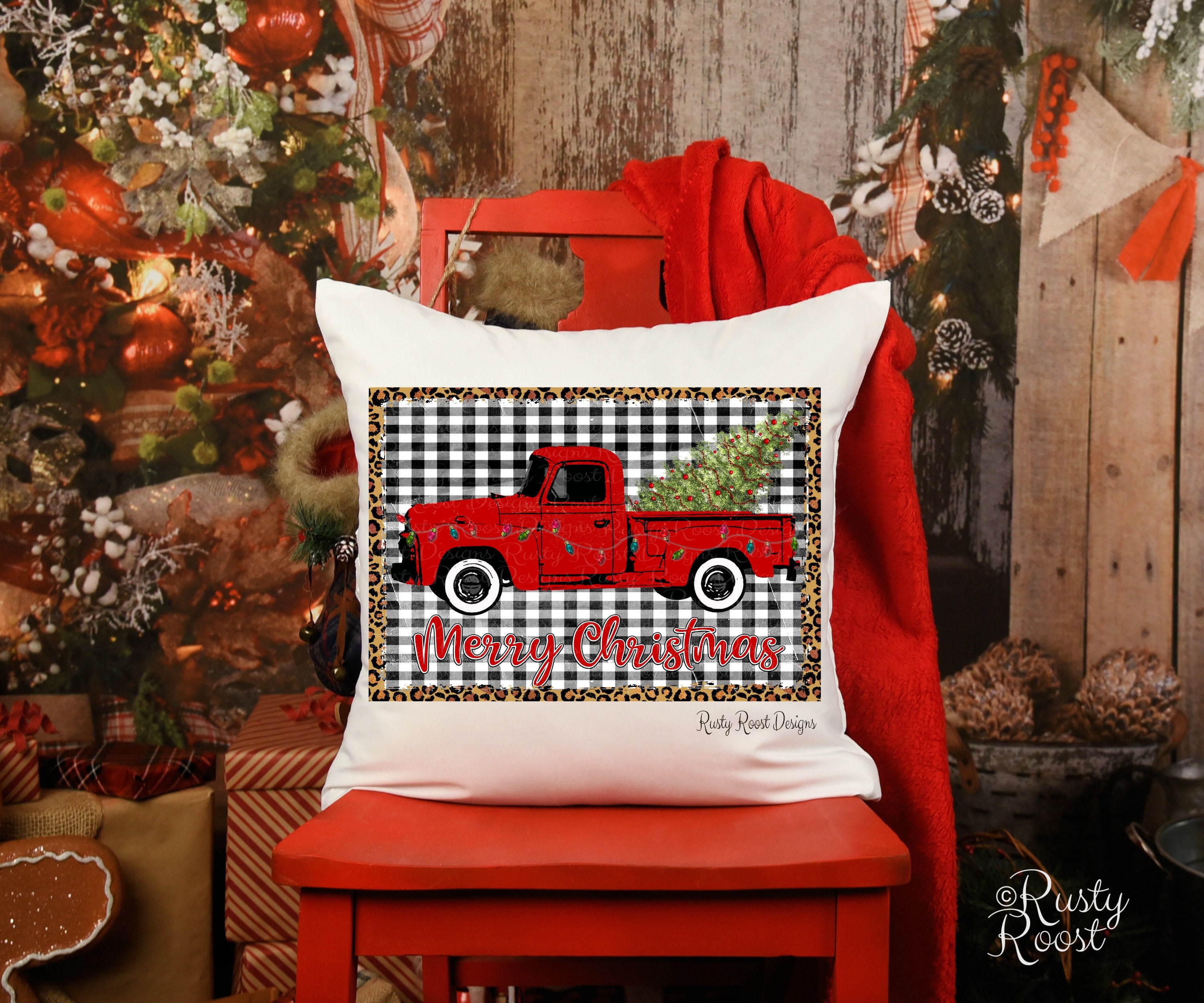 Christmas Sublimation Designs Downloads, Christmas Truck Png, Digital ...