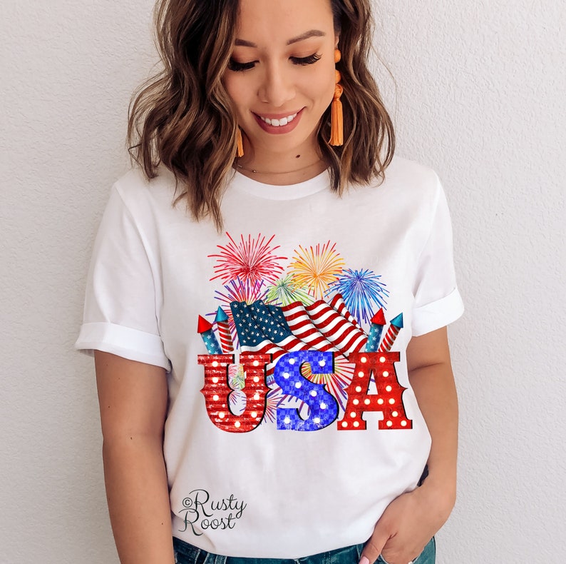 USA Sublimation Designs Png, 4th of July Sublimation Designs Downloads ...