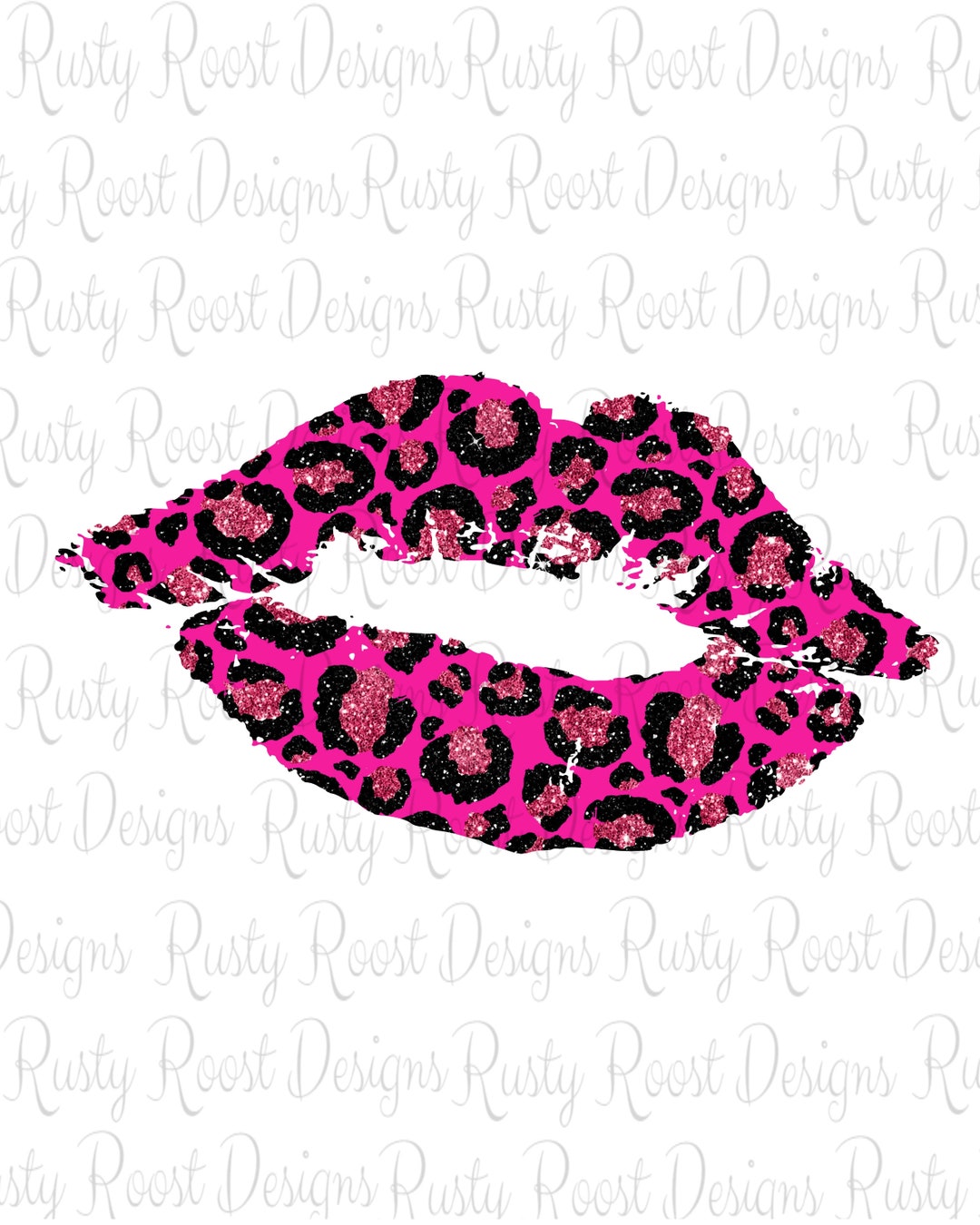 Leopard Lips Png,lips Sublimation Design Download,pink Leopard Lips ...