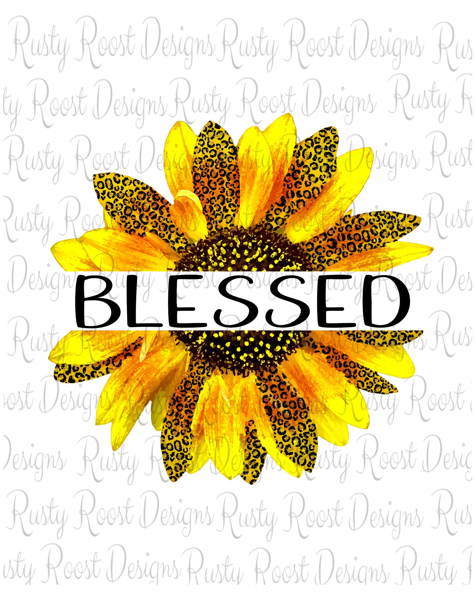 Blessed Sunflower Png Sublimation Designs Downloads Digital - Etsy