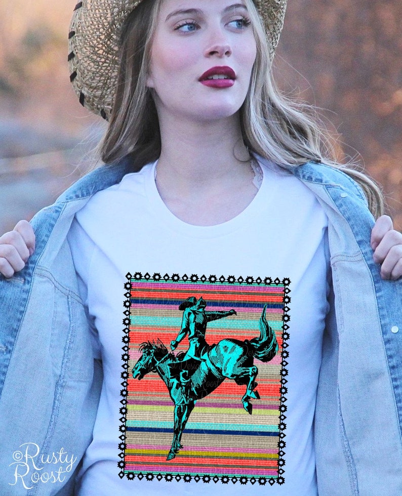 Rodeo Sublimation Designs Downloads, Serape Sublimation, Horse ...