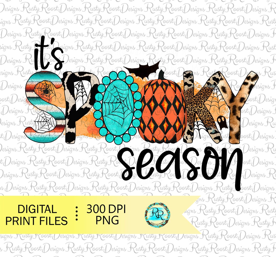 It's Spooky Season Png, Halloween Sublimation Designs Downloads ...