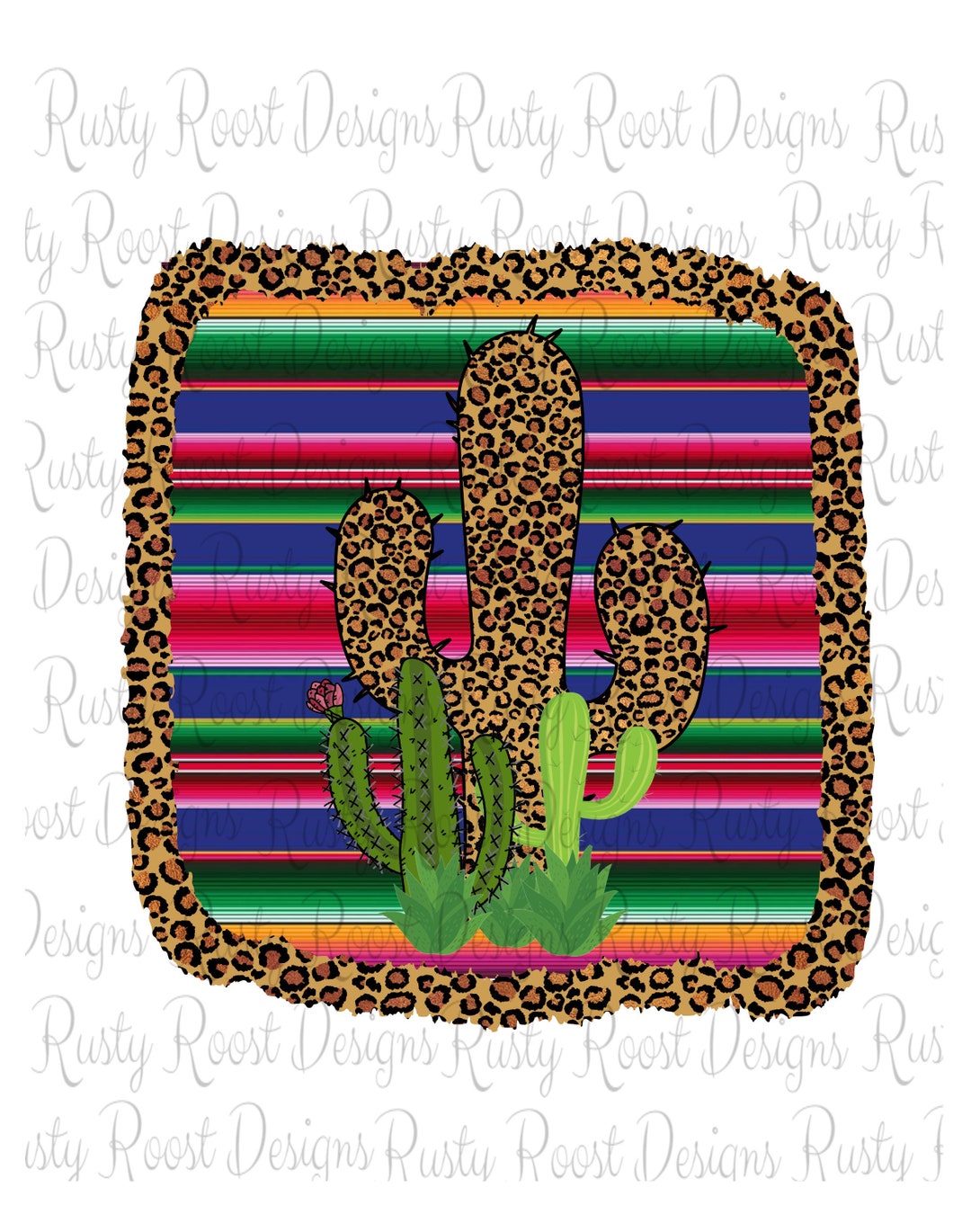Serape Cactus Png,cactus Sublimation Designs Downloads,digital Download ...