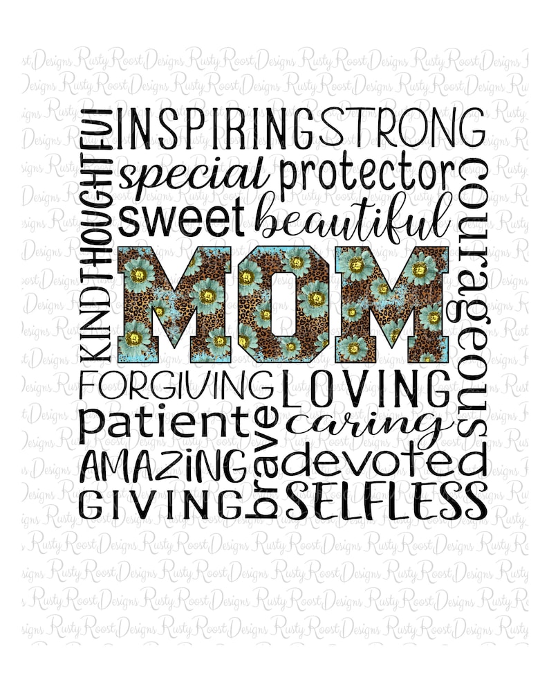 Mom Word Art Png Mom Sublimation Designs Downloads Digital - Etsy
