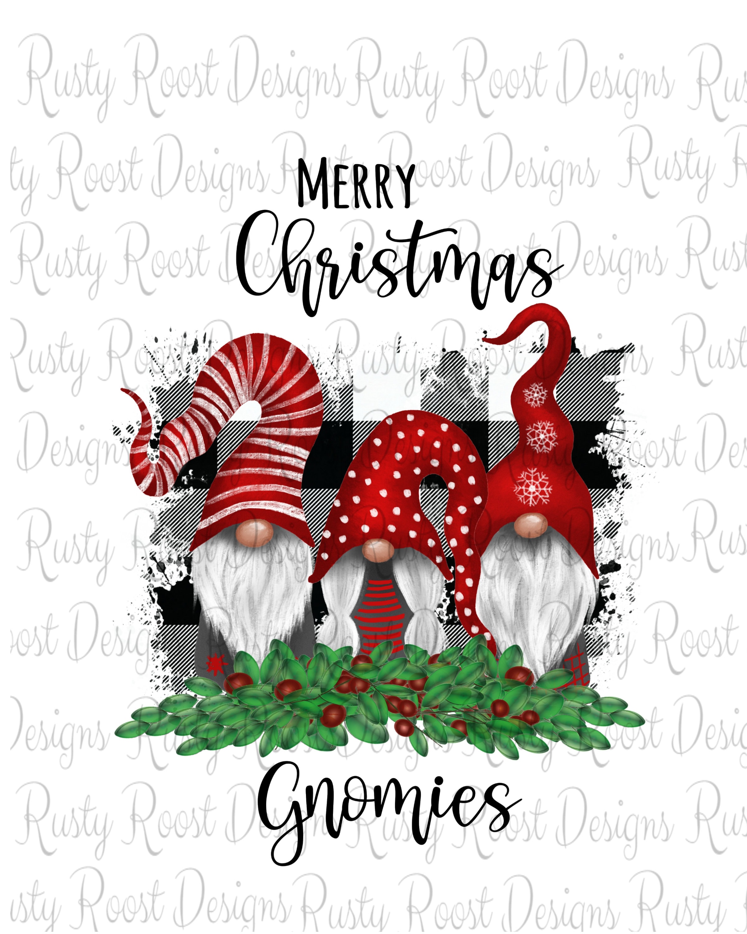 Merry Christmas Gnomies Pngchristmas Sublimation Designs - Etsy