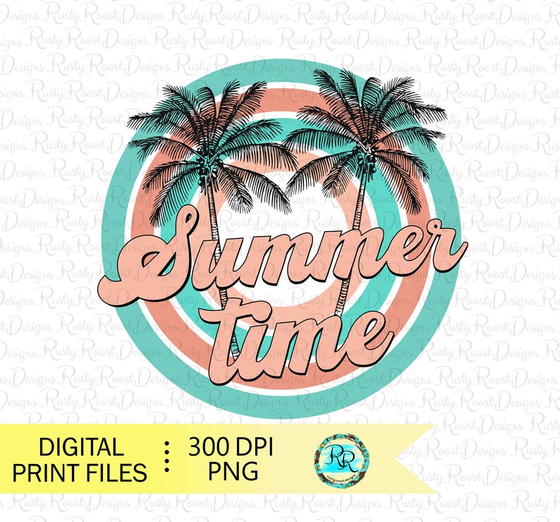 Summertime Png Summer Sublimation Designs Sublimation | Etsy