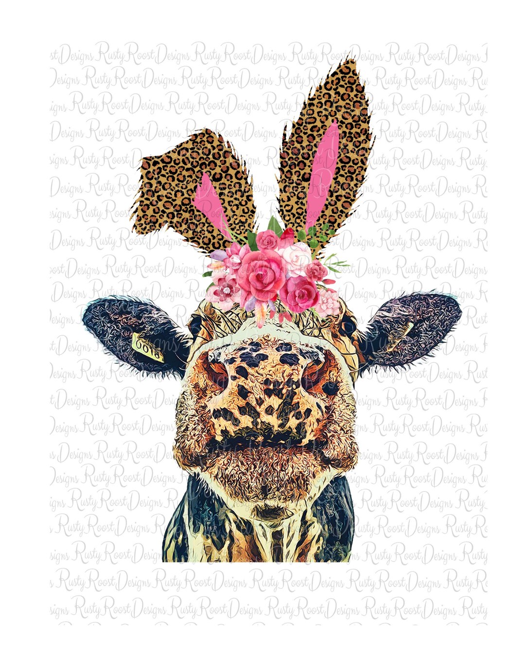 Cow Sublimation Png, Easter Sublimation Designs Downloads, Easter Cow ...