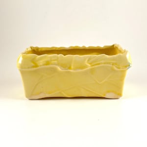 1940s Strap Planter - Yellow Window Box Planter - Hairlines - Cheap - Etsy