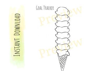 Ice Cream Tracker - Etsy