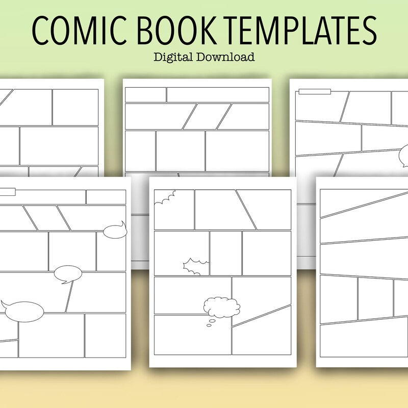 Printable Comic - Etsy