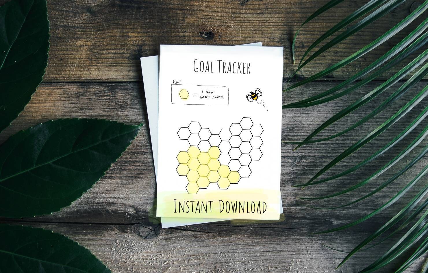 Printable Honeycomb Goal Tracker Bundle/ Progress Tracker / - Etsy