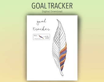 Feather Bullet Journal - Etsy
