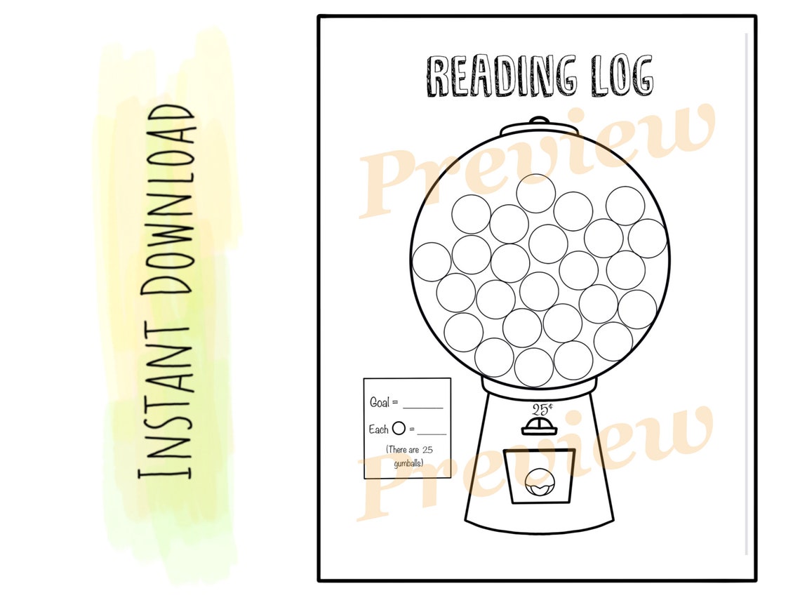 Printable Reading List / Book Log / Minutes Read / Chart - Etsy