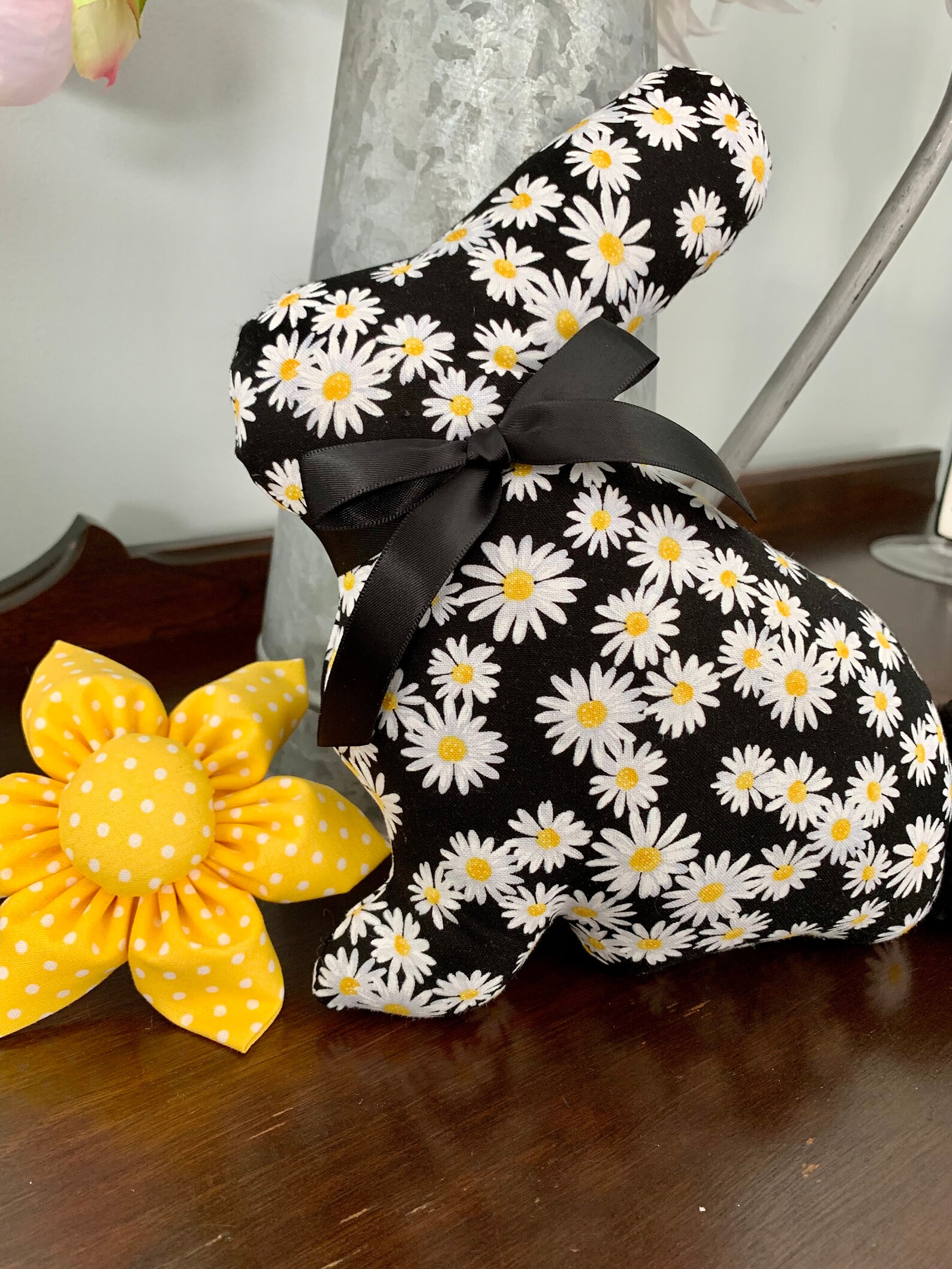 Polka Dot Spring Flowers Pastel Easter Decor Floral Picks - Etsy