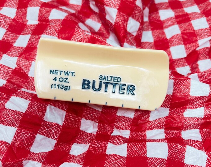 Velvet Claws Stick of Salted Butter Hair Claw | Yellow Claw Clip in ...