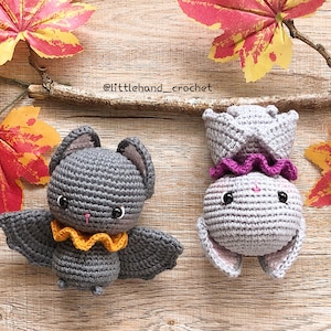 The Little Bat Crochet Pattern Crochet Bat Bat Amigurumi Crochet ...