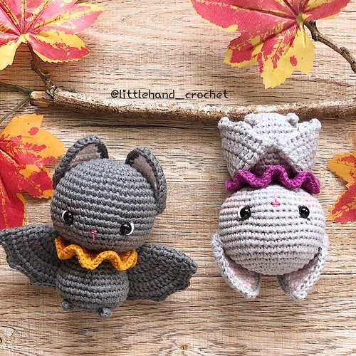 The Little Bat Crochet Pattern Crochet Bat Bat Amigurumi - Etsy