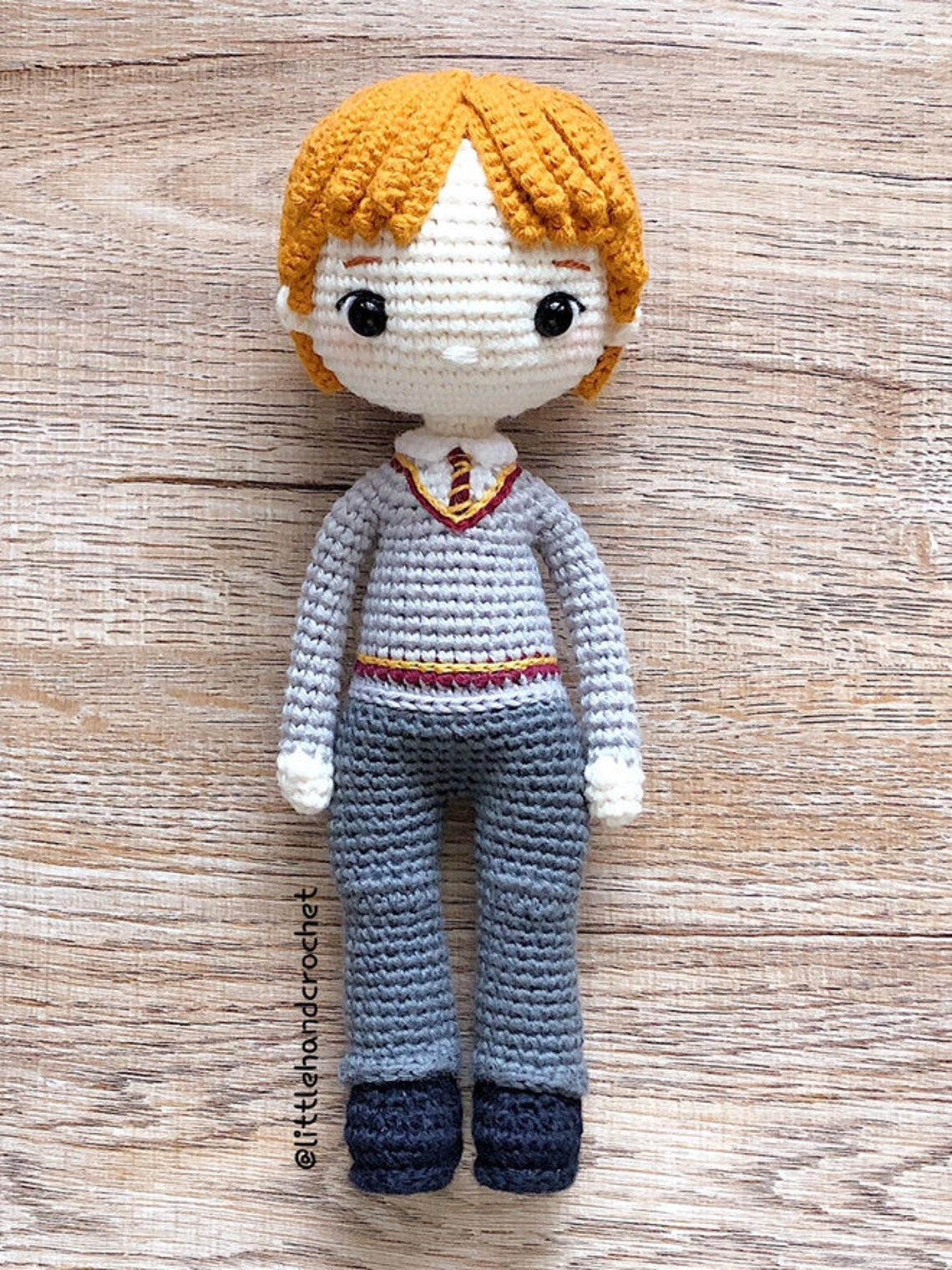 The Wizard Boy Crochet Pattern | With His Little Grey Mouse Included ...